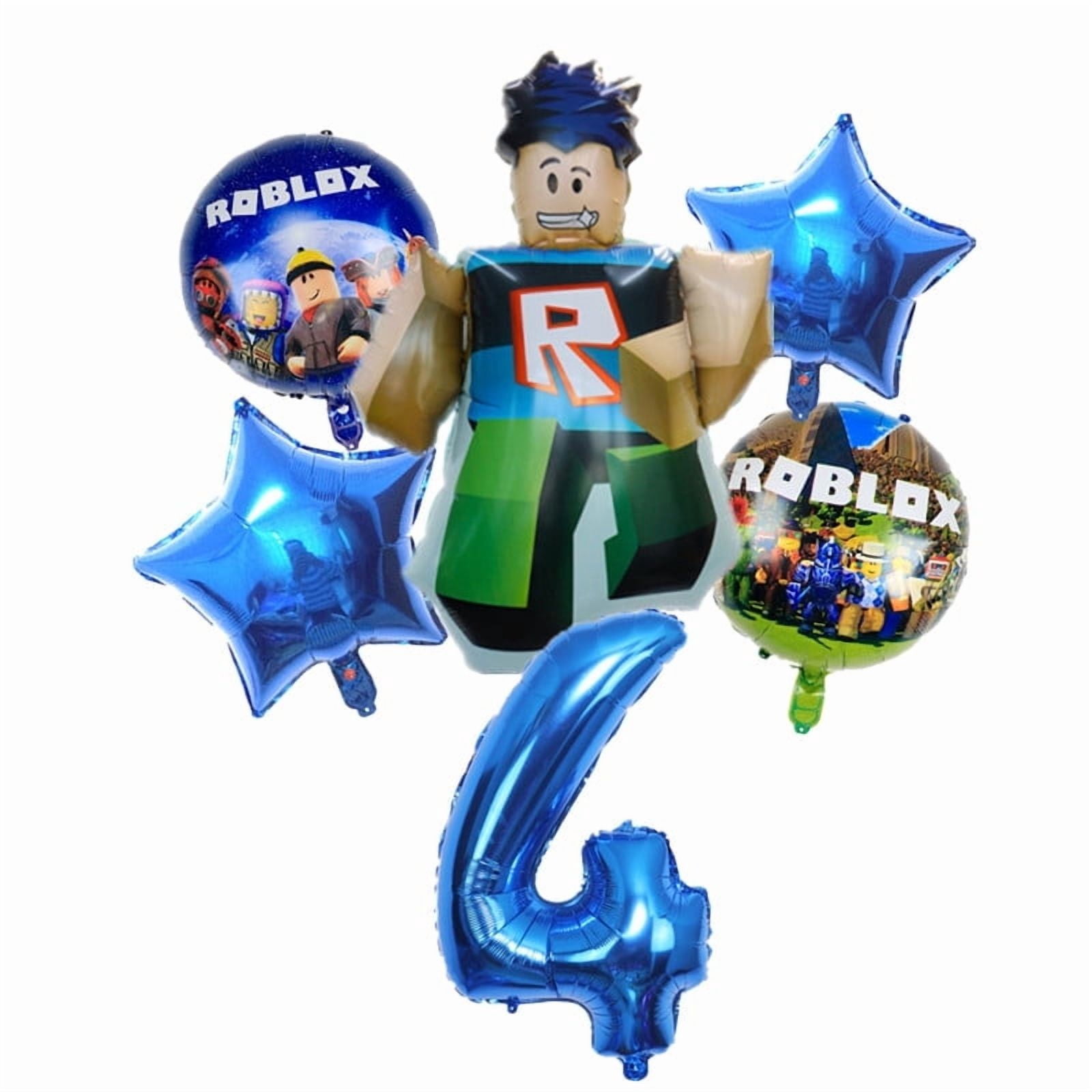 Htrade Roblox Birthday Party Balloons Foil，Roblox Balloons,6PCS ...