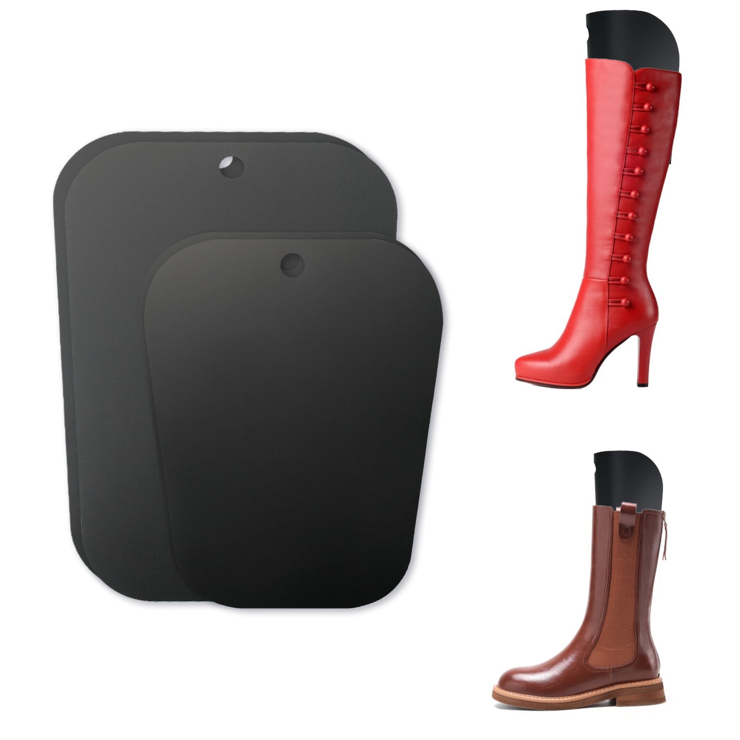 Htwon 1 Pair Of Black Automatic Boot Trees 12 Inch Lady Long Knee High ...