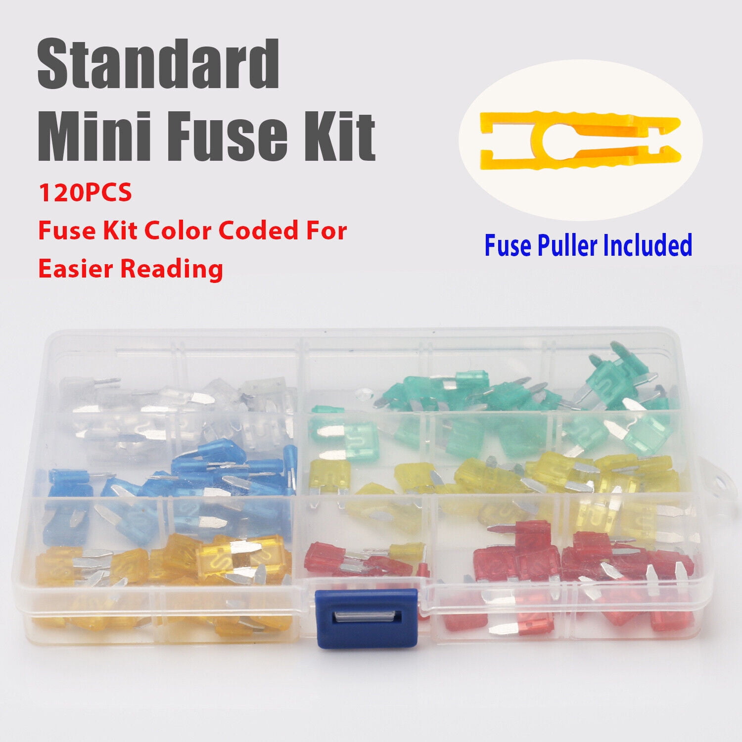 Htwon Mini Vehicle Variety Pack - 300Pcs Car Blade Fuse Assortment Kit ...