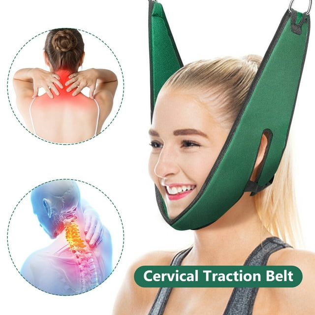 Htwon Adjustable Neck Stretcher Cervical Traction Belt For Head ...