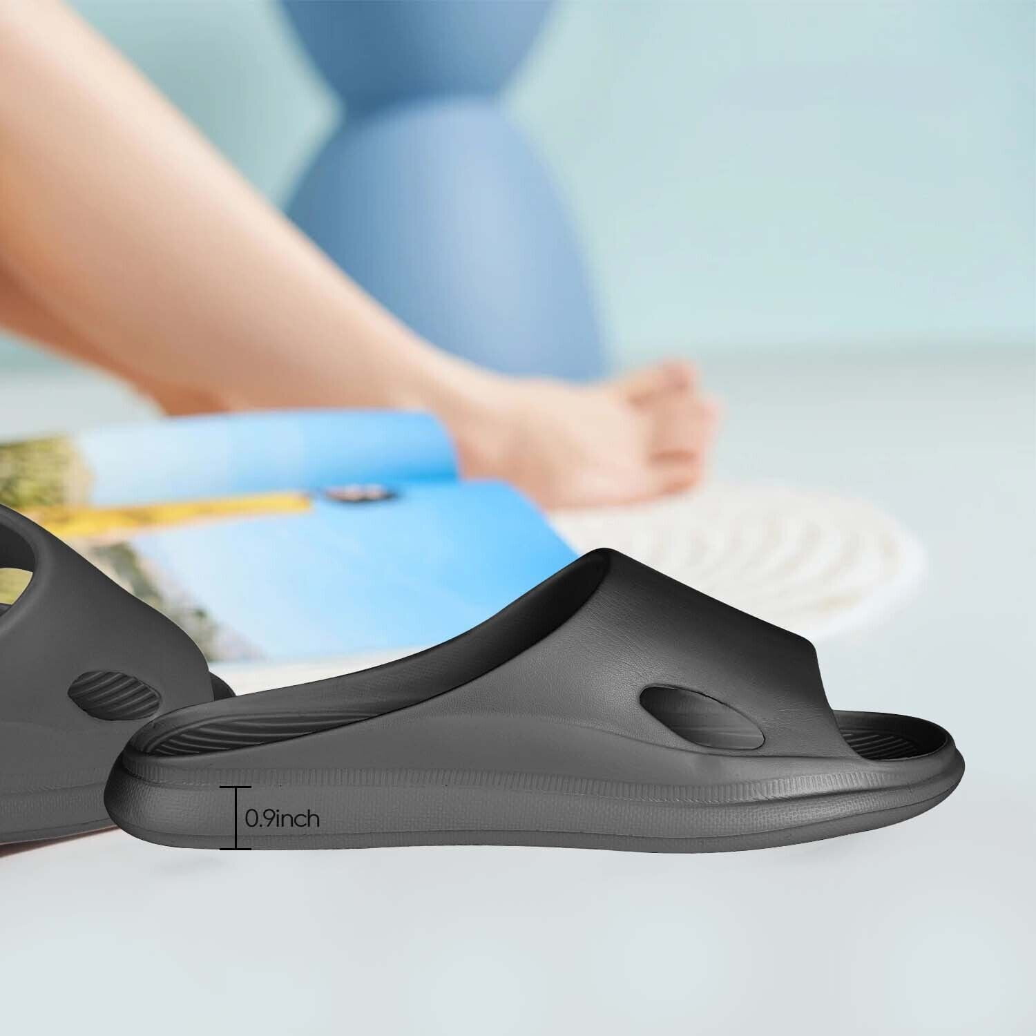 Htwon Cloud Slippers Women Men Comfort Sandals Pool Bathroom Beach ...