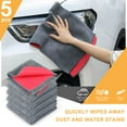 Htwon Deerskin Fleece Cleaning Rag Car Wash Polishing Detailing Towel ...