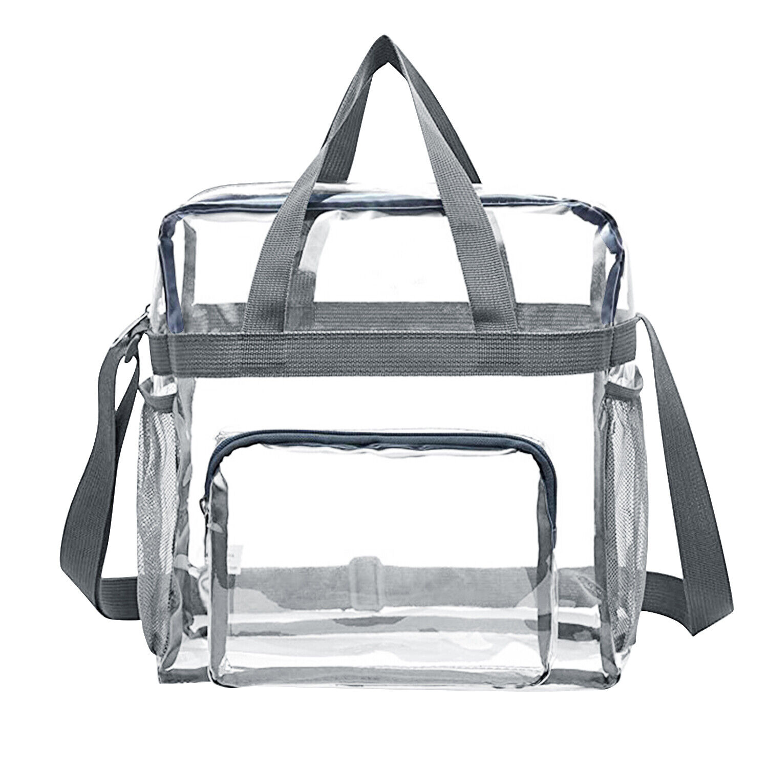 Htwon Heavy Duty Clear Transparent Backpack See Through Book-Bag Clear ...