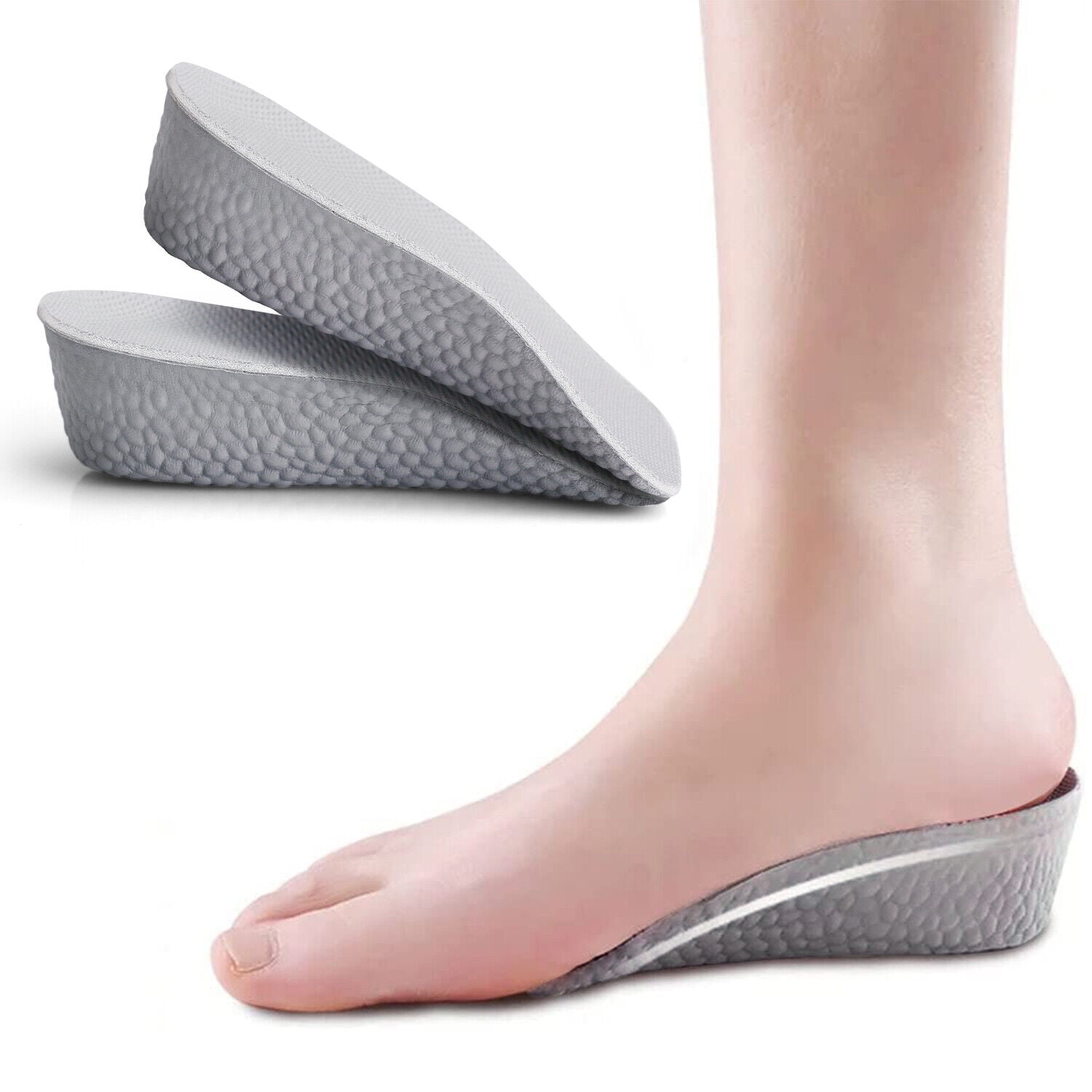 Htwon Invisible Height Increase Insoles for Men & Women, Heel Lift ...