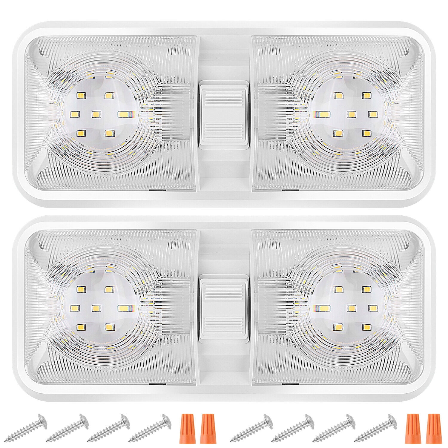 Htwon RV Ceiling Light Fixture RV Interior Lighting for Boat Trailer ...