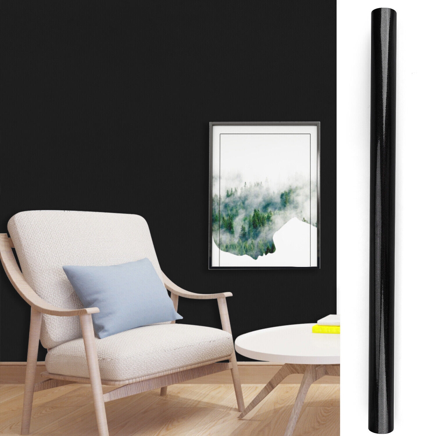 Htwon Thicken Wallpaper Contact Paper Self Adhesive Roll 2×6.6ft ...