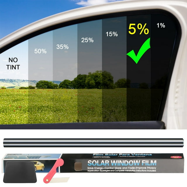 Htwon Window Roll Uncut Tint Film Sunshade VLT 20"x10FT Car Office Home ...