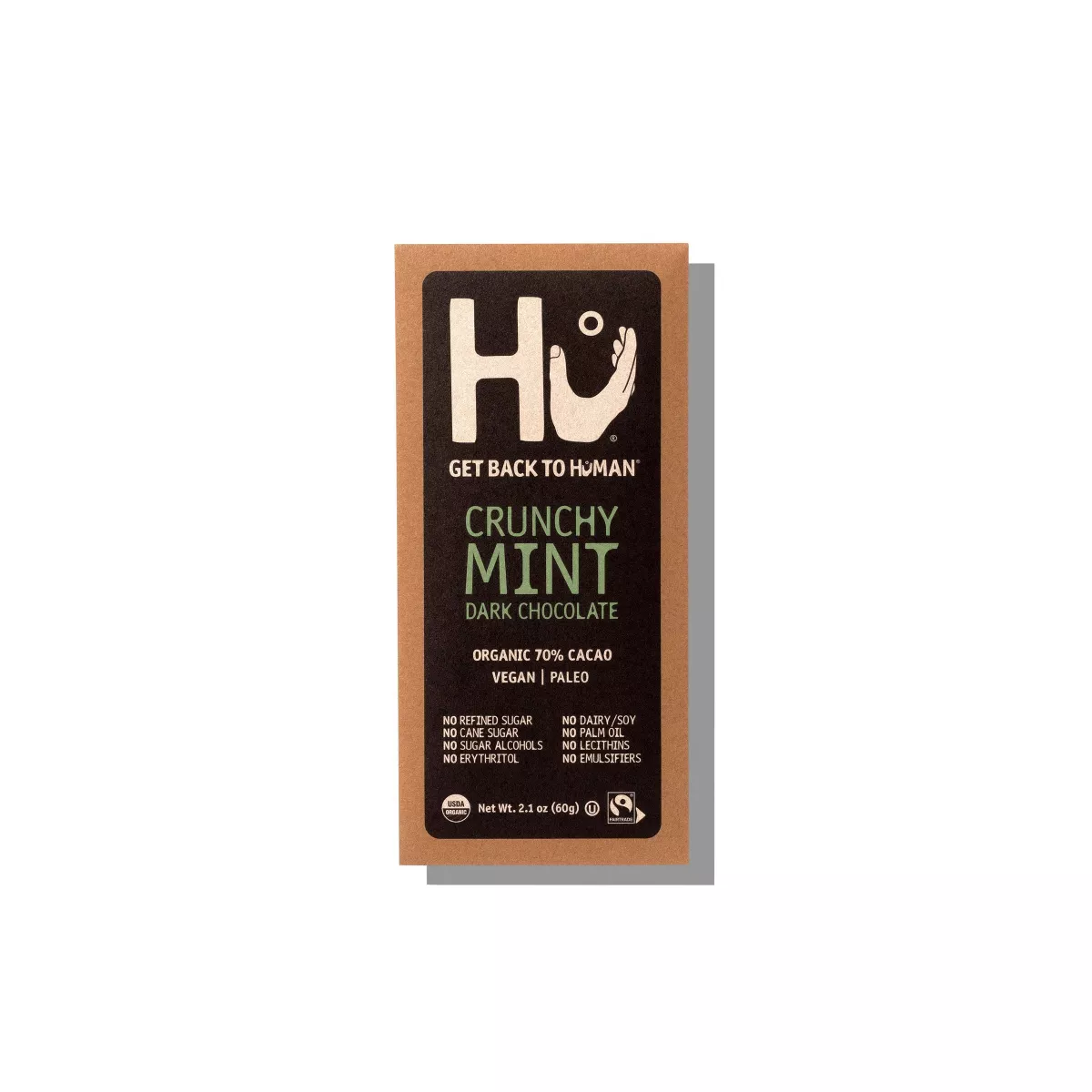 Hu Crunchy Mint Dark Chocolate Candy - 2.1oz - Walmart.com