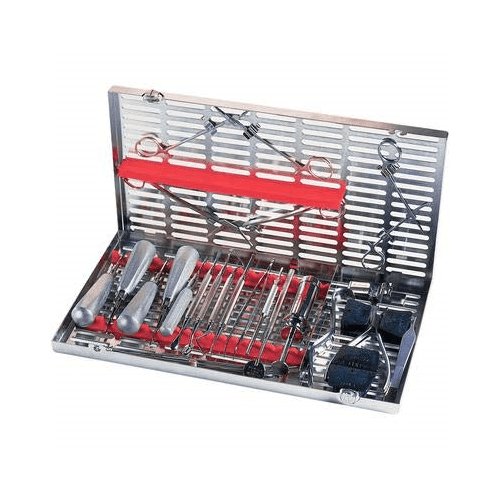 Hu-Friedy IMOS0 Oral Surgery Sterilization Cassette Signature Series Red - Walmart.com