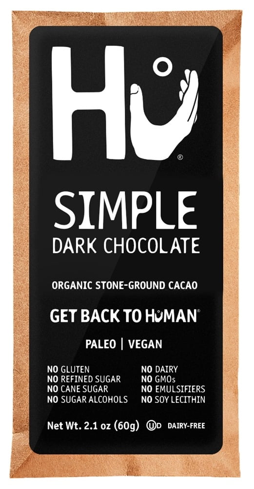 Hu Simple Chocolate Bar, 2.1 Oz - Walmart.com