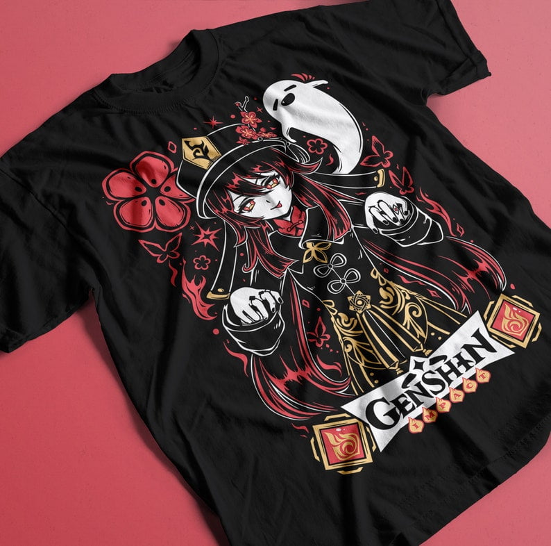 Hu Tao Genshin Impact Aesthetic Anime Vaporwave Wangsheng Funeral ...