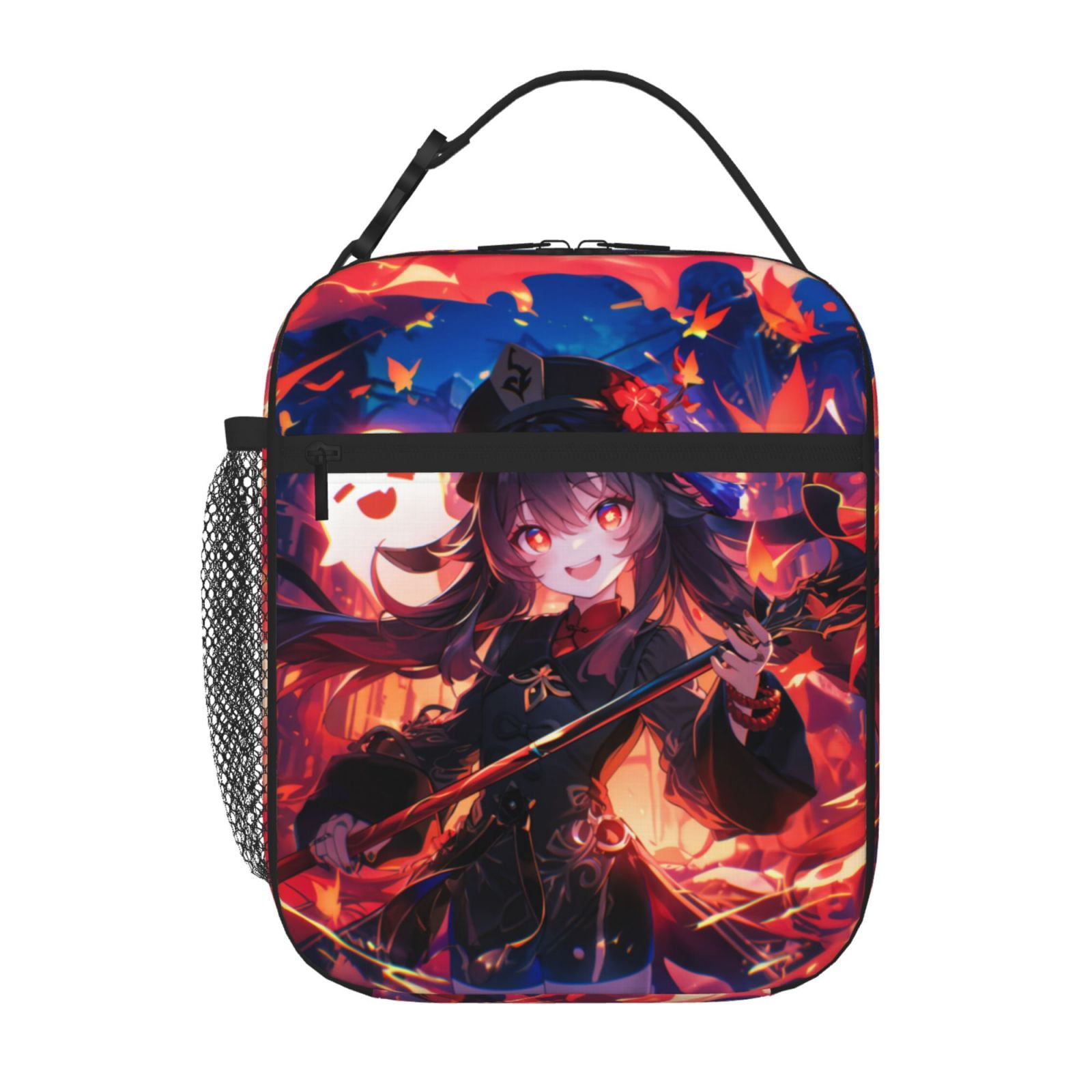 Hu Tao Genshin Impact Lunch Bag Tote Bag Portable Insulated Lunch Box ...