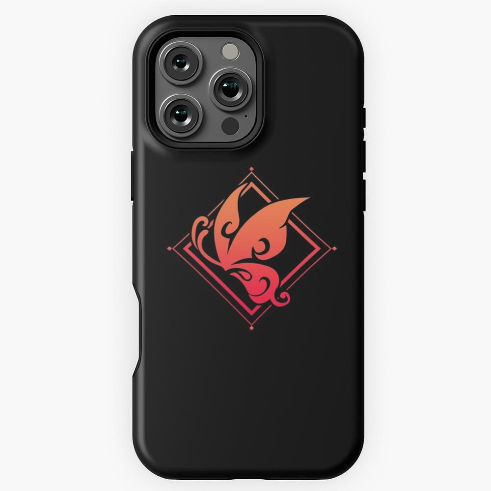 Hu Tao Genshin Pyro Phone Case for iPhone 11 12 13 14 15 16 17 Pro Max ...