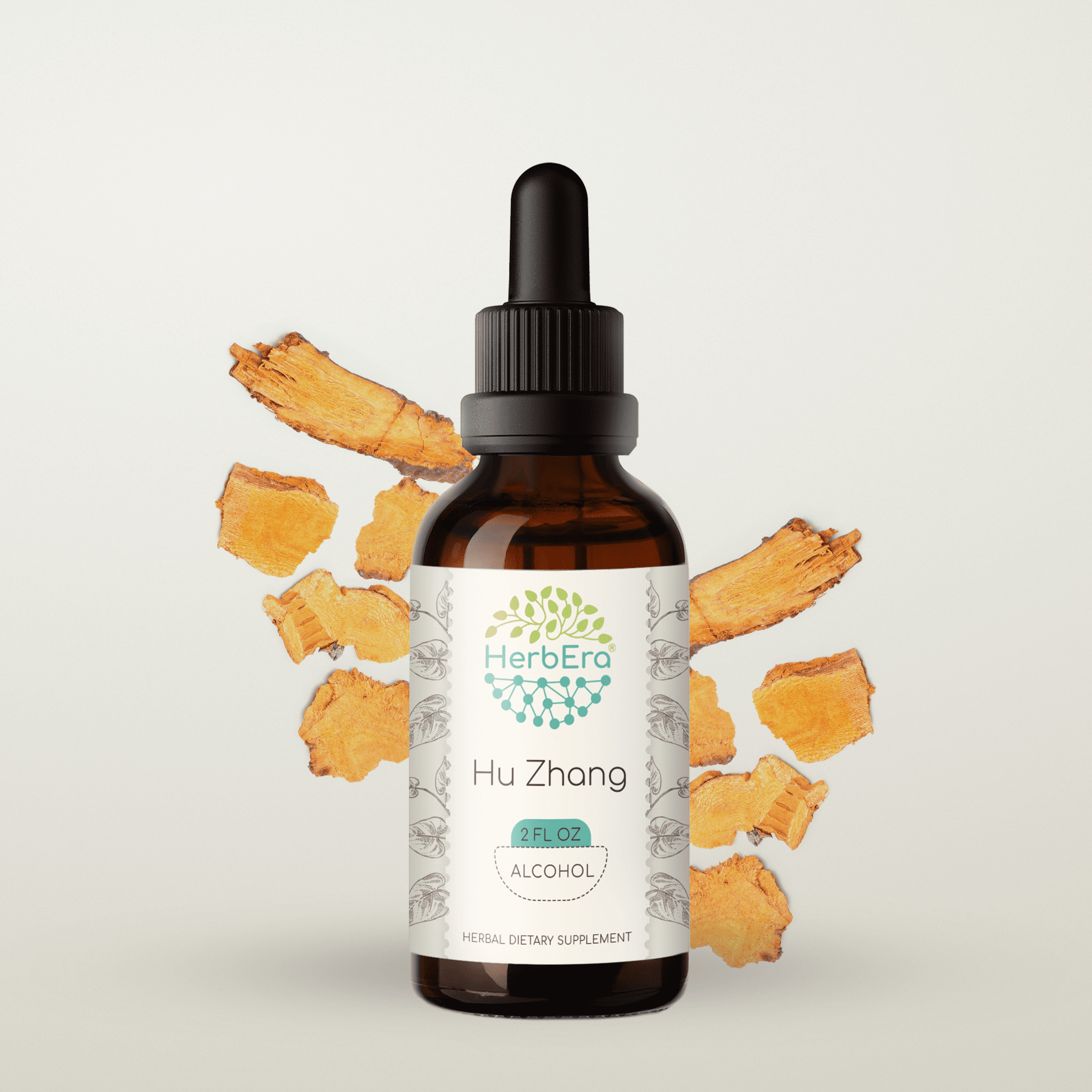 Hu Zhang Alcohol Herbal Extract Tincture, Super-Concentrated Organic Hu ...