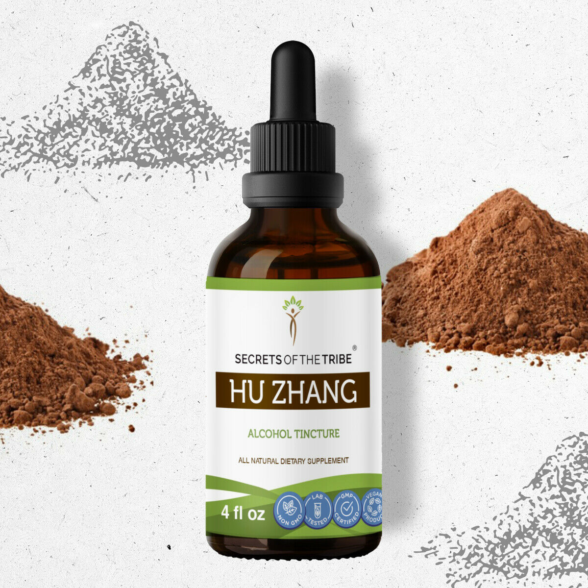 Hu Zhang Tincture Alcohol Extract, Organic Hu Zhang Knotweed Rhizome ...