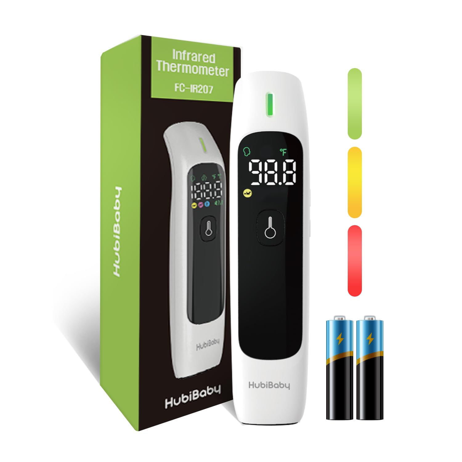 HuBDIC Hubibaby No-Touch Forehead Thermometer, Digital Infrared ...