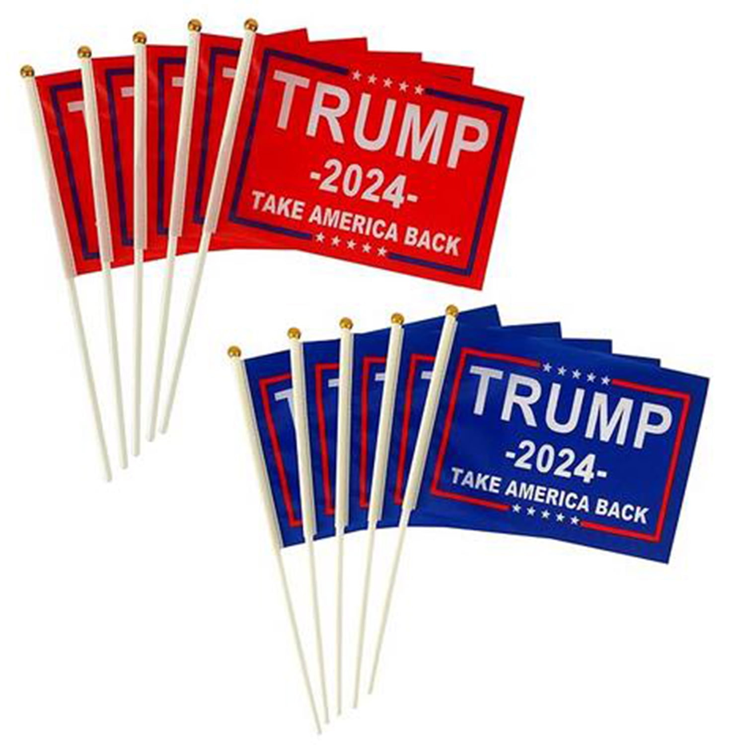 HuaAngel Donald Trump 2024 Flag Take America Back Flags Small Mini ...