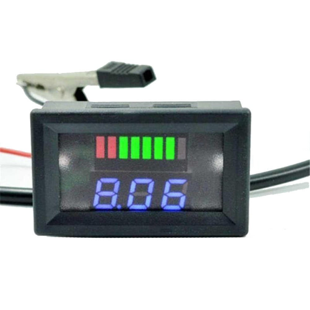 Huajuming 12V-72V Car Marine Motorcycle Led Digital Voltmeter Voltage ...