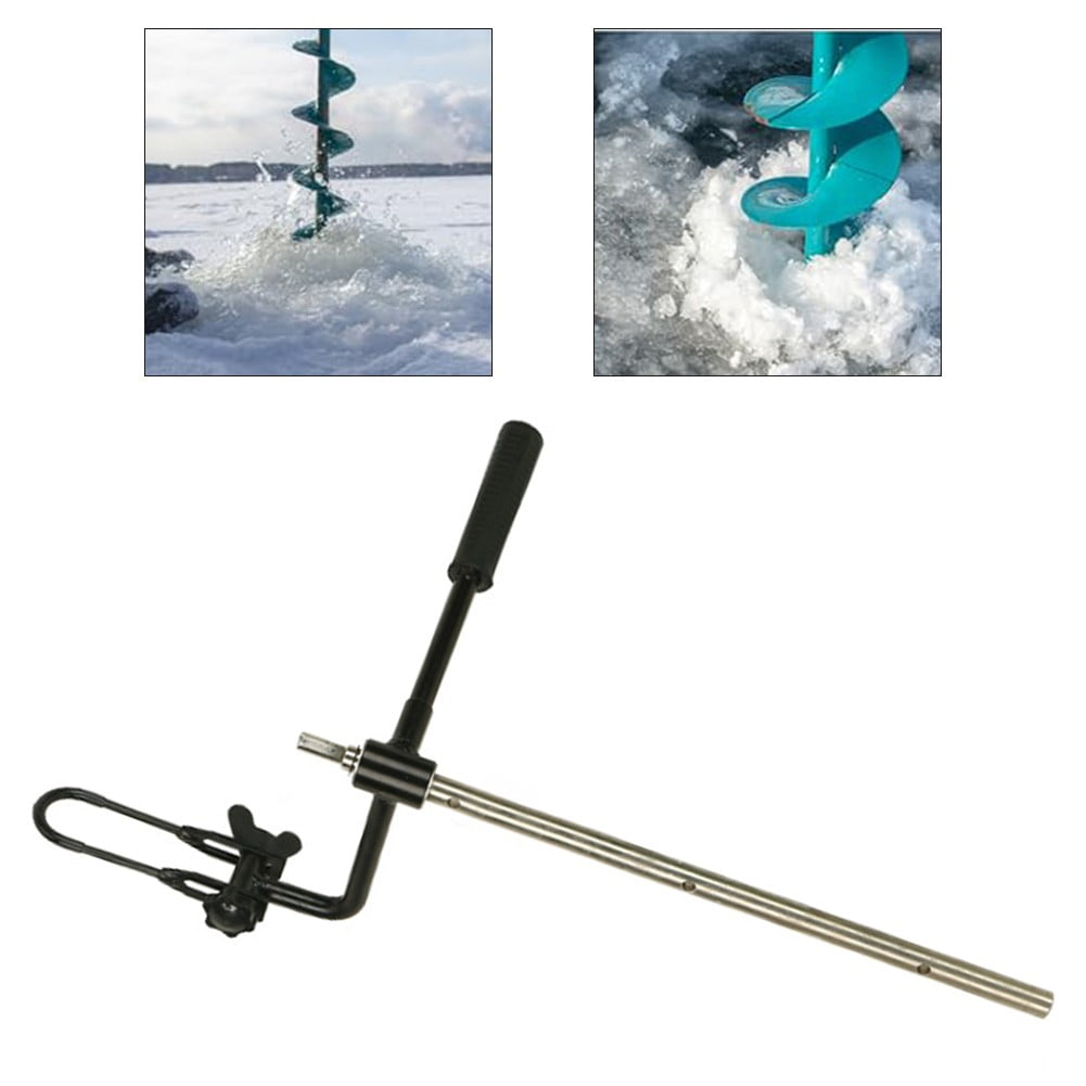 Huajuming 20 Inch Ice Auger Bit Handle 50Cm Nylon Drill With Adapter ...