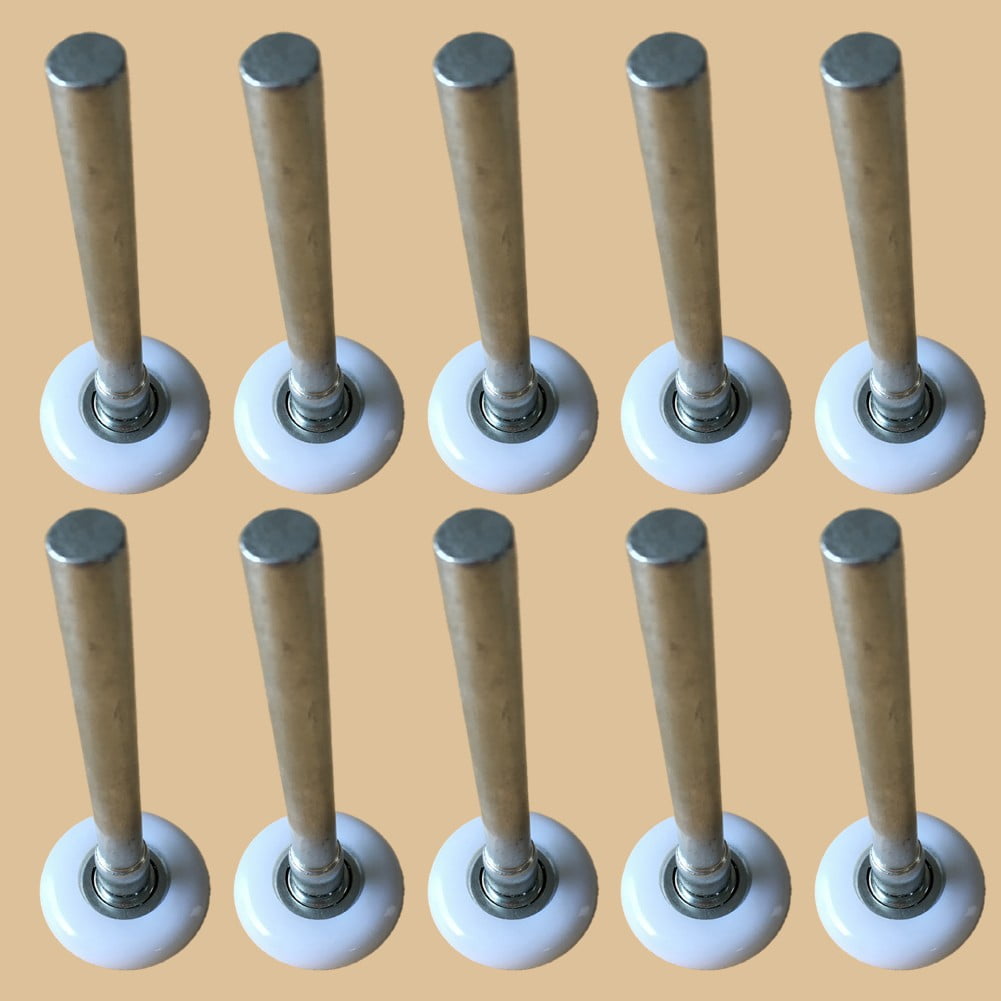 Huajuming 2Inch Nylon White Garage Door Rollers 10 Pack Quiet And ...