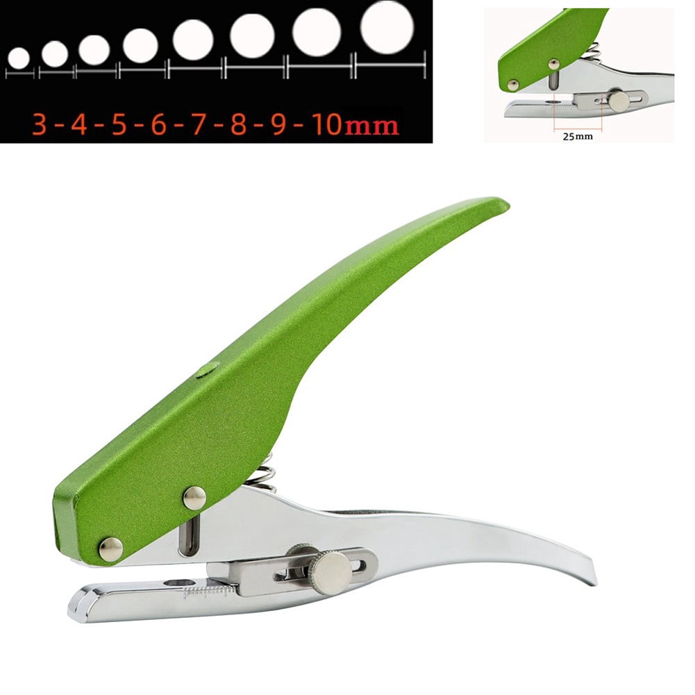 Huajuming 3-10Mm Hand-Held Circle Round Single Hole Punch Paper Punch ...