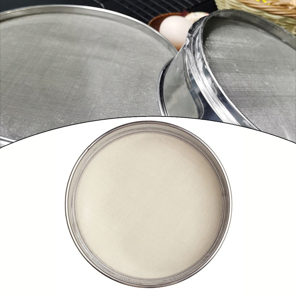 Huajuming 40Cm 5 Mesh Stainless Steel Flour Sieve Kitchen Fine Mesh ...