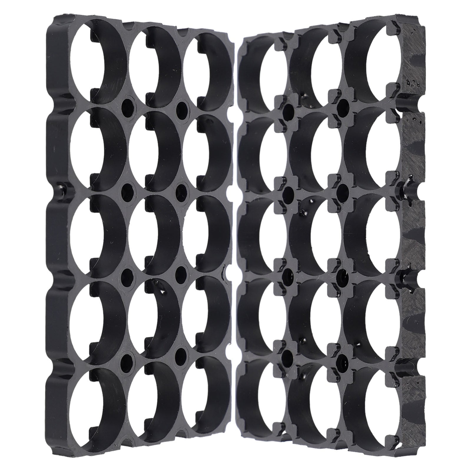 Huajuming 4Pcs 21700 3X5 Battery Holder Stand Plastic Frame Bracket ...
