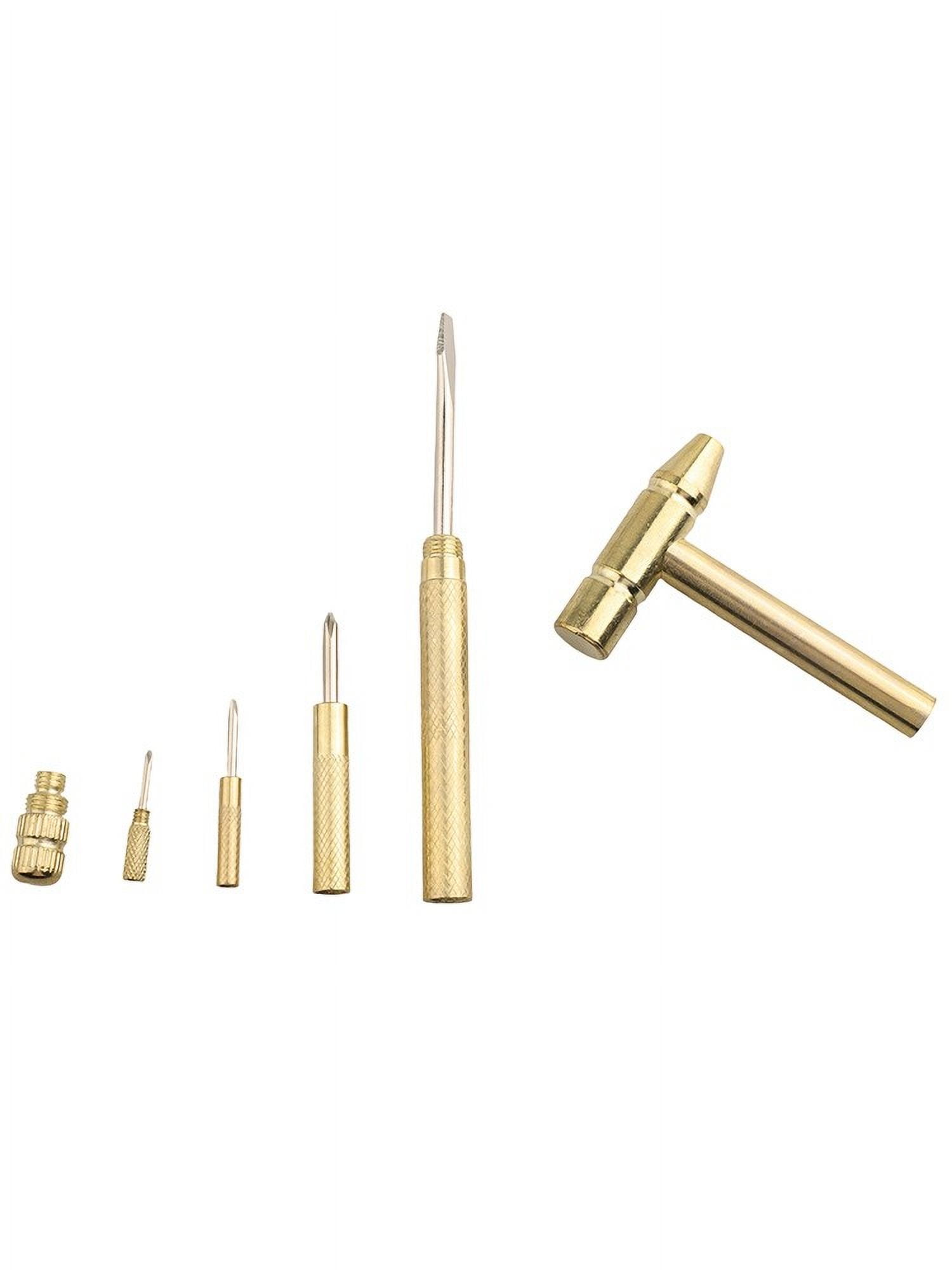 Huajuming 5-In-1 Small Craft Hammer Screwdriver Set Detachable ...