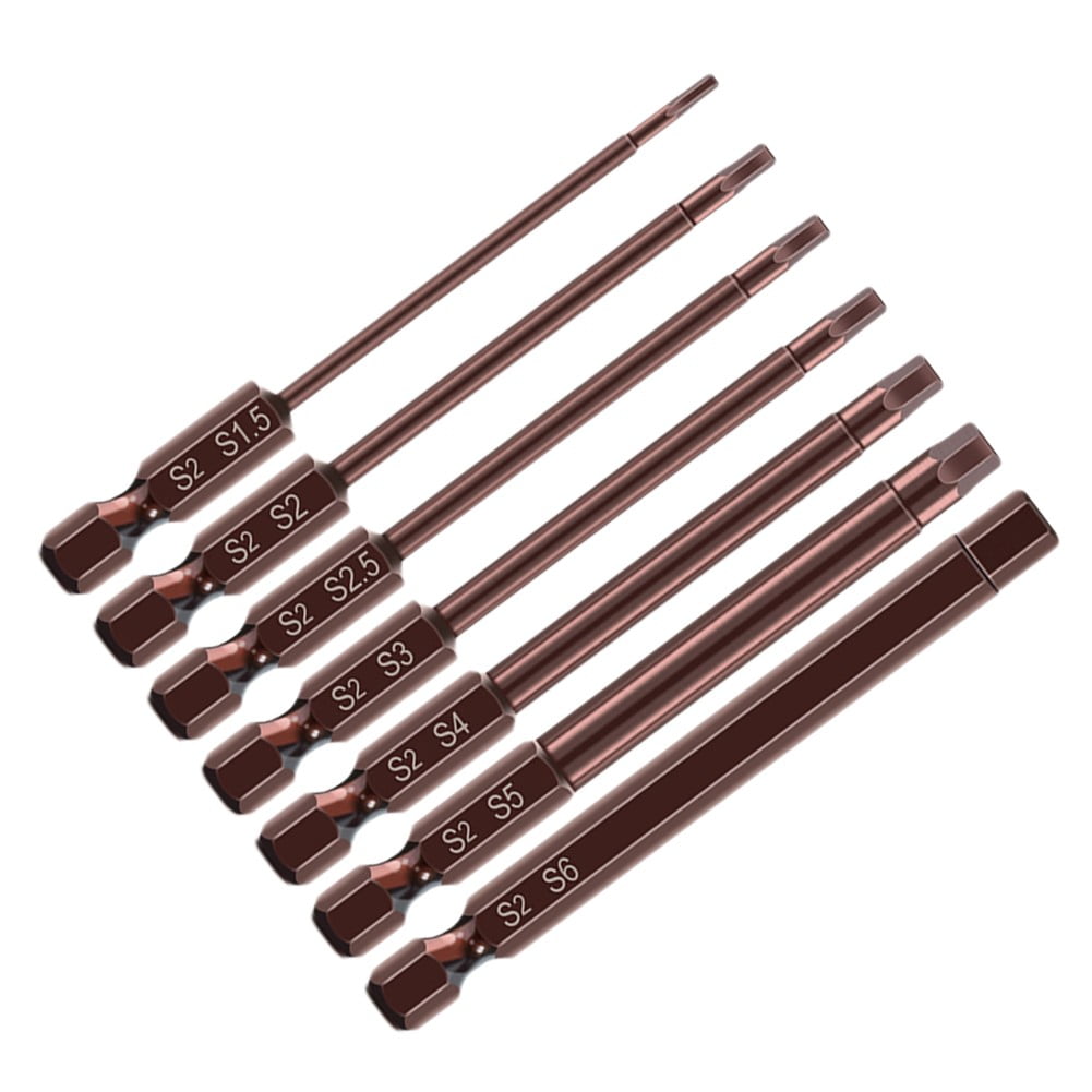 Huajuming 65Mm H1.5-H6 Alloy Steel Magnetic Hex Head Screwdriver Bits ...