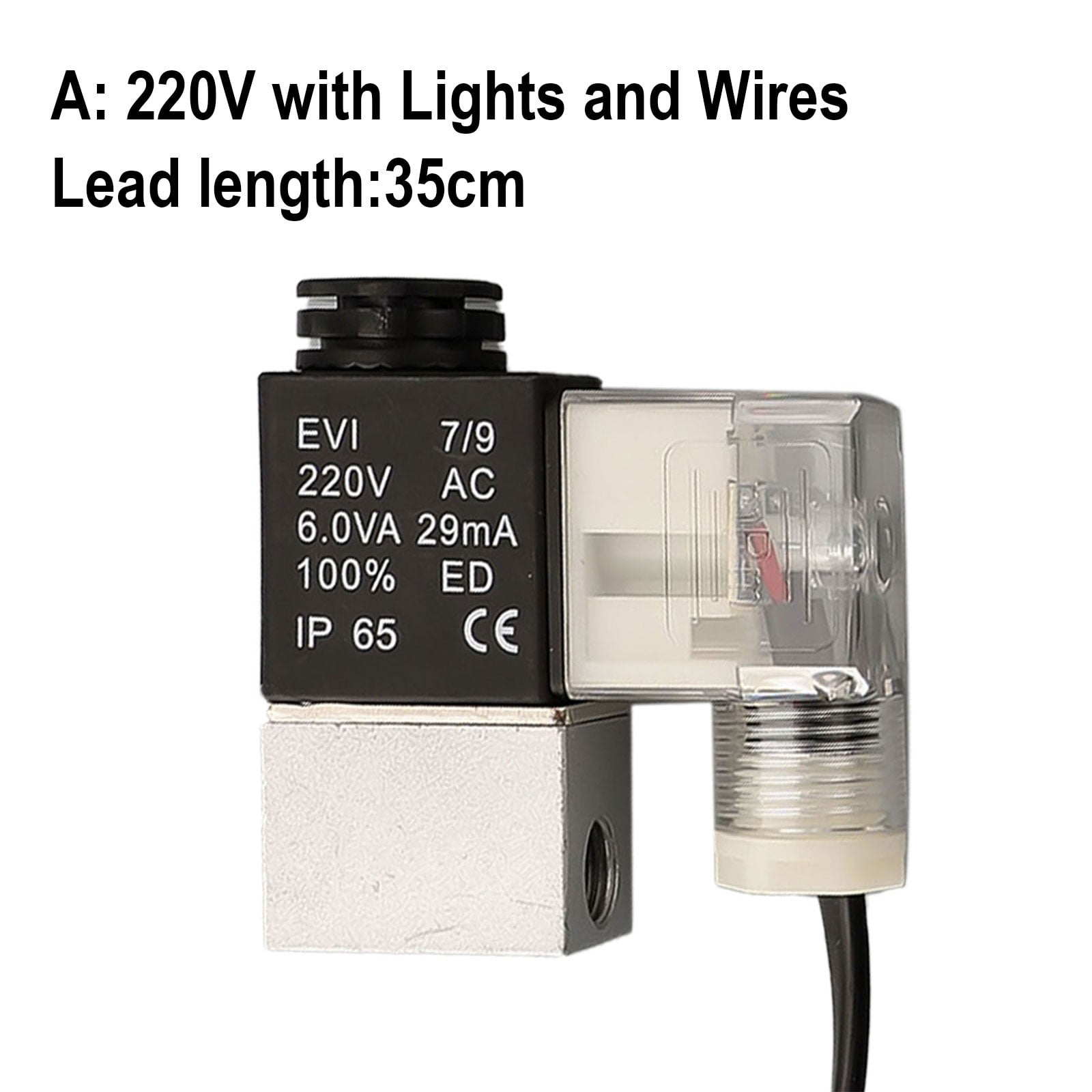 Huajuming Air Compressor Pump Exhaust Solenoid Valve Unloading Bleed ...