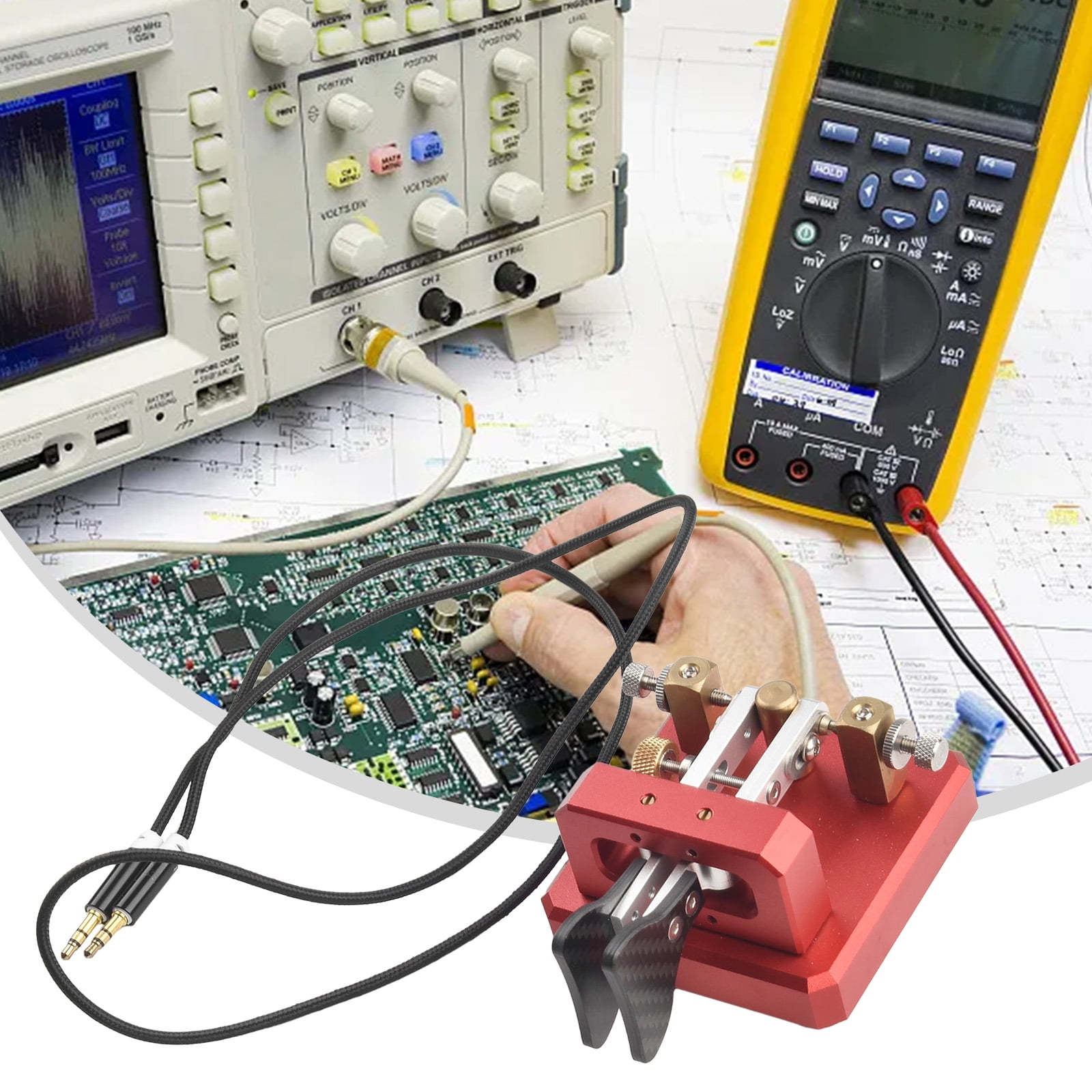 Huajuming Automatic For Morse Dual-Paddle Telegraph Key Cw Key For Ham ...