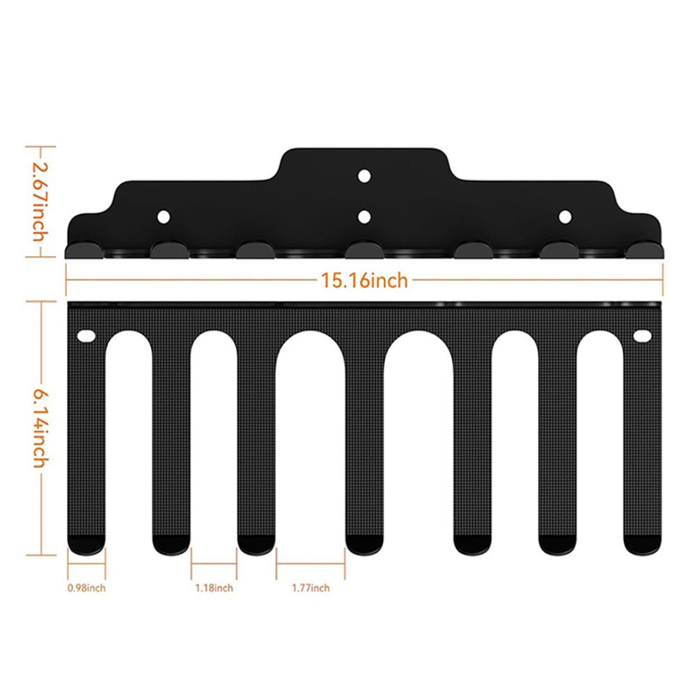 Huajuming Barbell Storage Rack Gym Organizer Wall Mounted Barbell ...