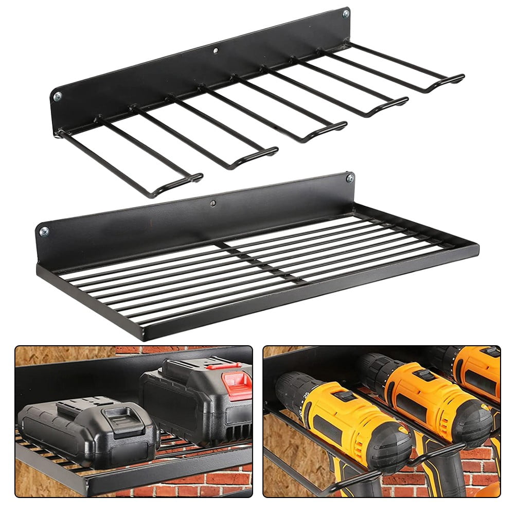 Huajuming Electric Drill Holders Power Tool Organizer Rack Wall Mounted ...