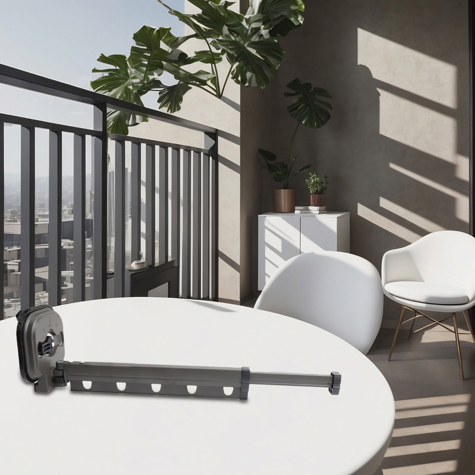 Huajuming Folding Clothes Hanger Indoor Retractable Cloth Drying Rack ...