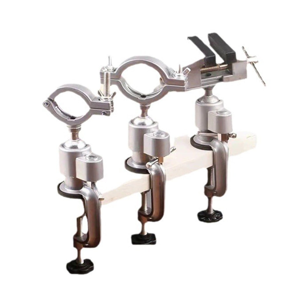 Huajuming For 360 Rotating Bench Clamp Vises Grinder Holder Drill Stand ...