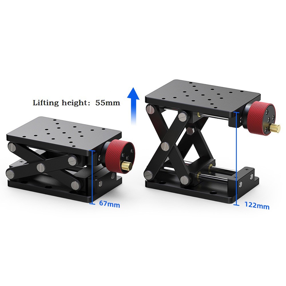 Huajuming High Precise Manual Lift Z- Lab Elevator Optical Sliding ...