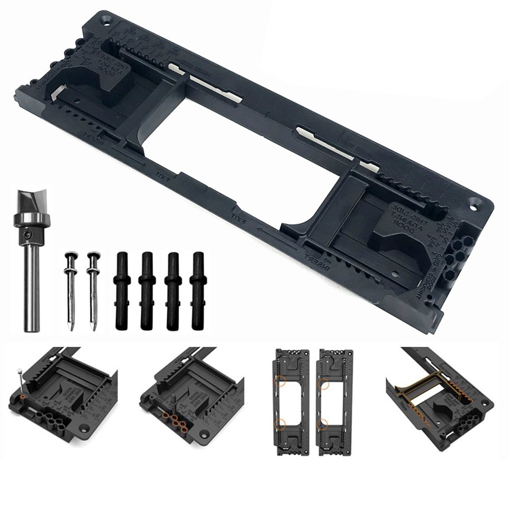 Huajuming Hinge Router Template For Professional Door Hinge Jig Kit ...