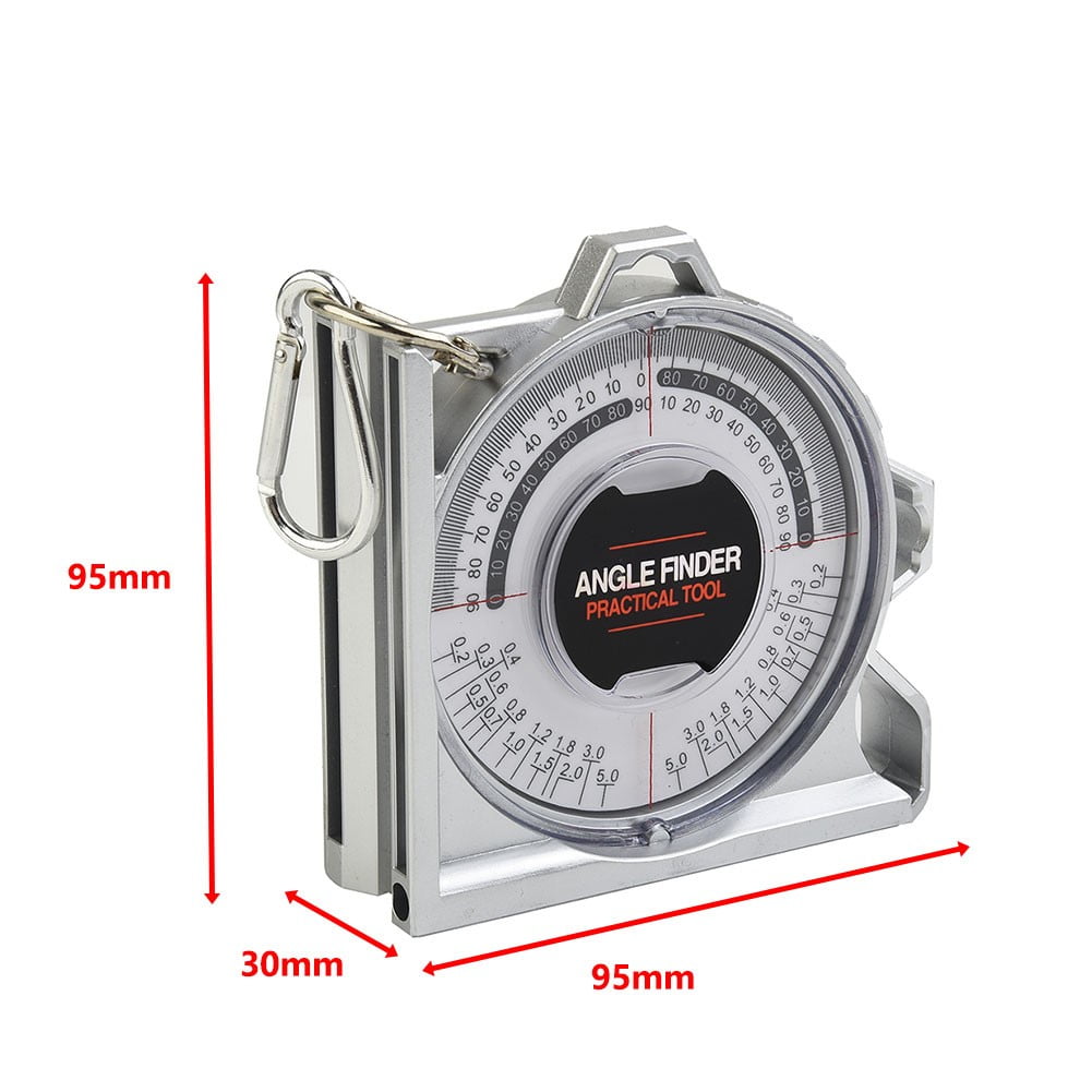 Huajuming Magnetic Angle Locator Slope Protractor Level Meter Portable ...