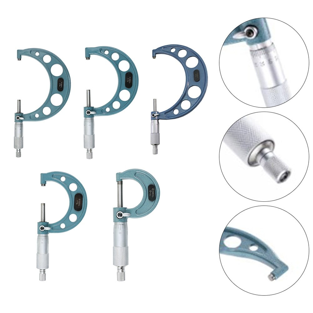 Huajuming Micrometer Outside Diameter Measurement Tool Mechane Gauges ...