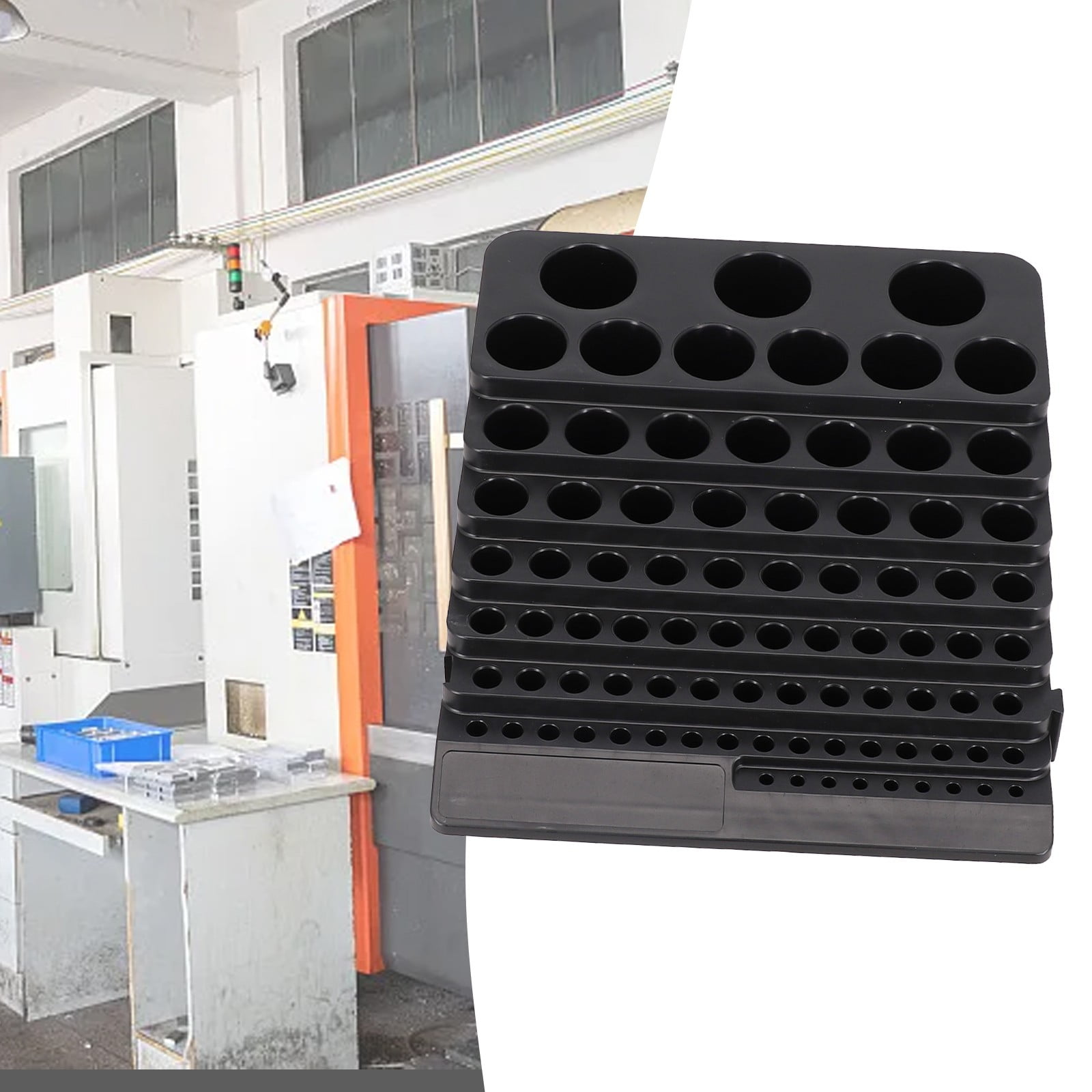 Huajuming Milling Cutter Storage Box Drill Bit Storage Box Drill Holder Organizer Case - Walmart.com