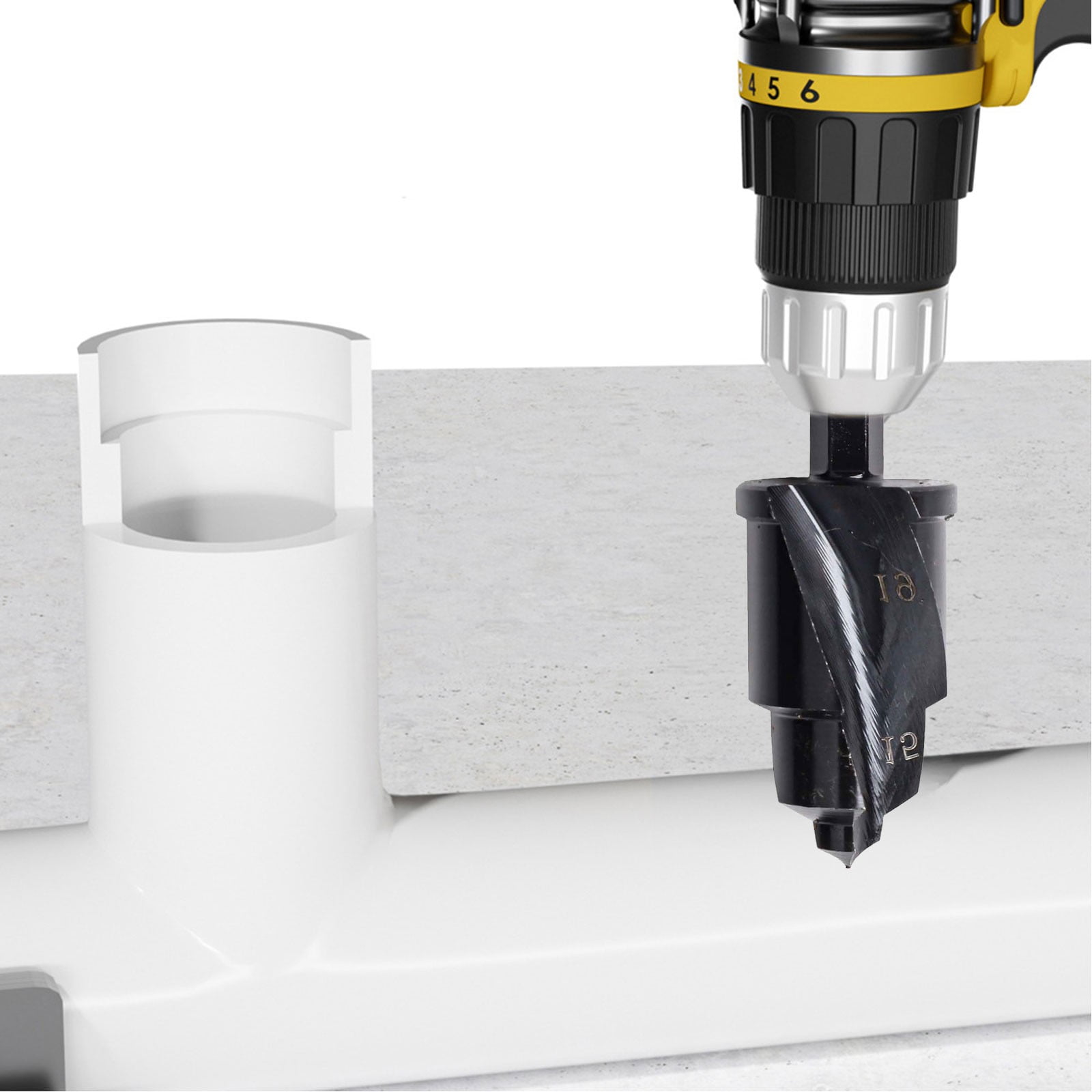 Huajuming Ppr Water Pipe Drill Bit Countersink Bit Drilling For ...