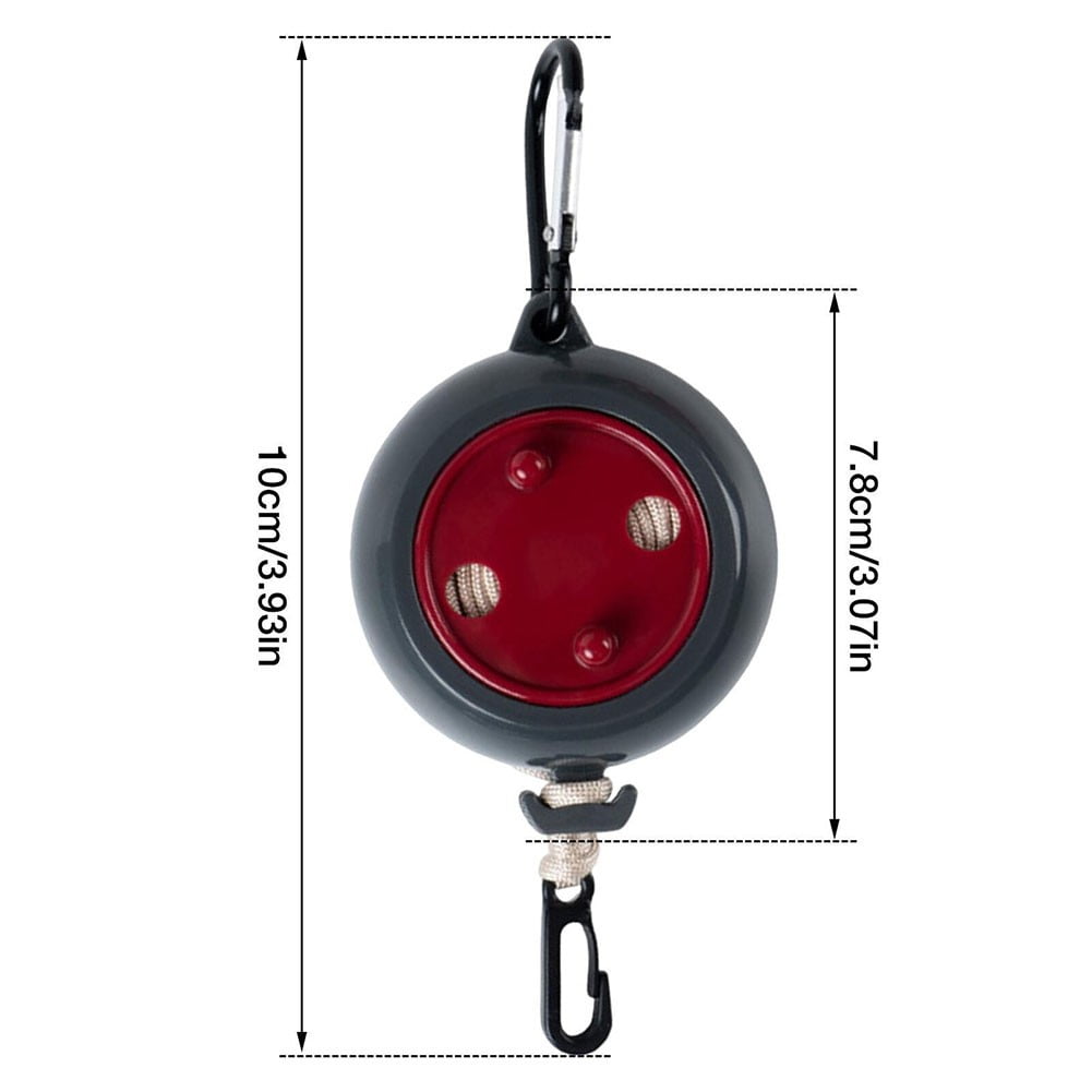 Huajuming Retractable 32 Feet Heavy Duty Clothesline With Fixing Clip ...