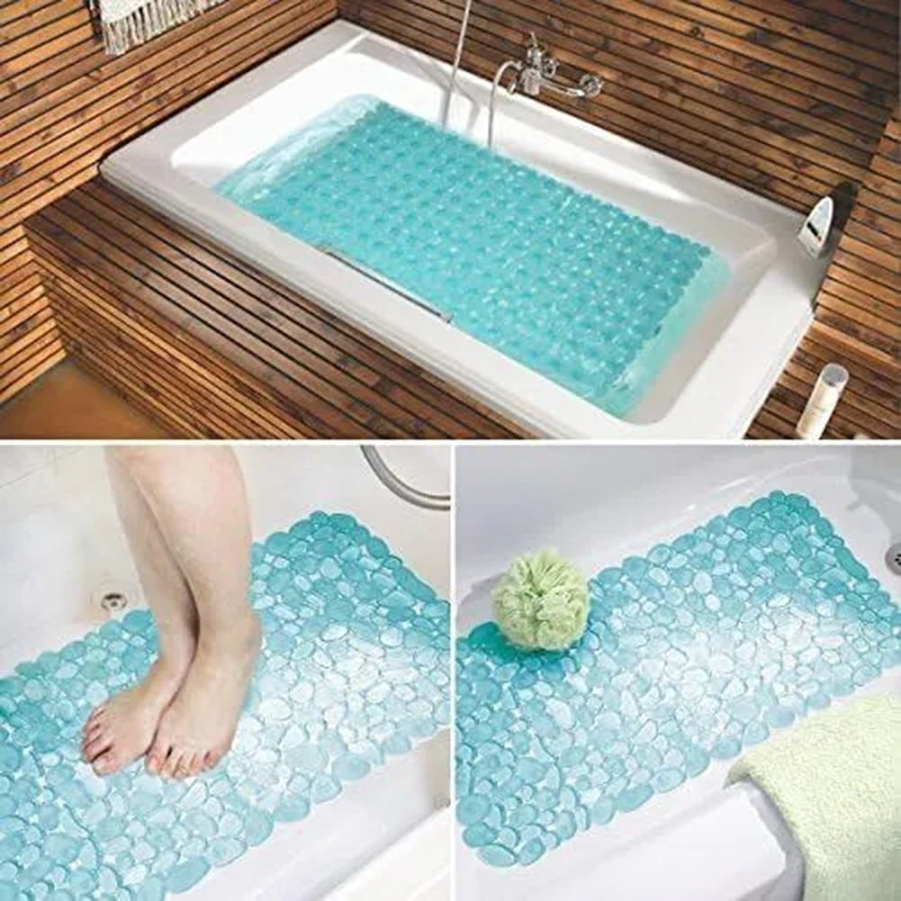Huajuming Soft Bath Tub Shower Mat Safety Shower Bathtub Mats Suction ...