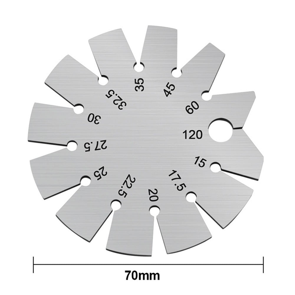 Huajuming Stainless Steel Bevel Gauge Angle Protractor Range 15C-120C ...
