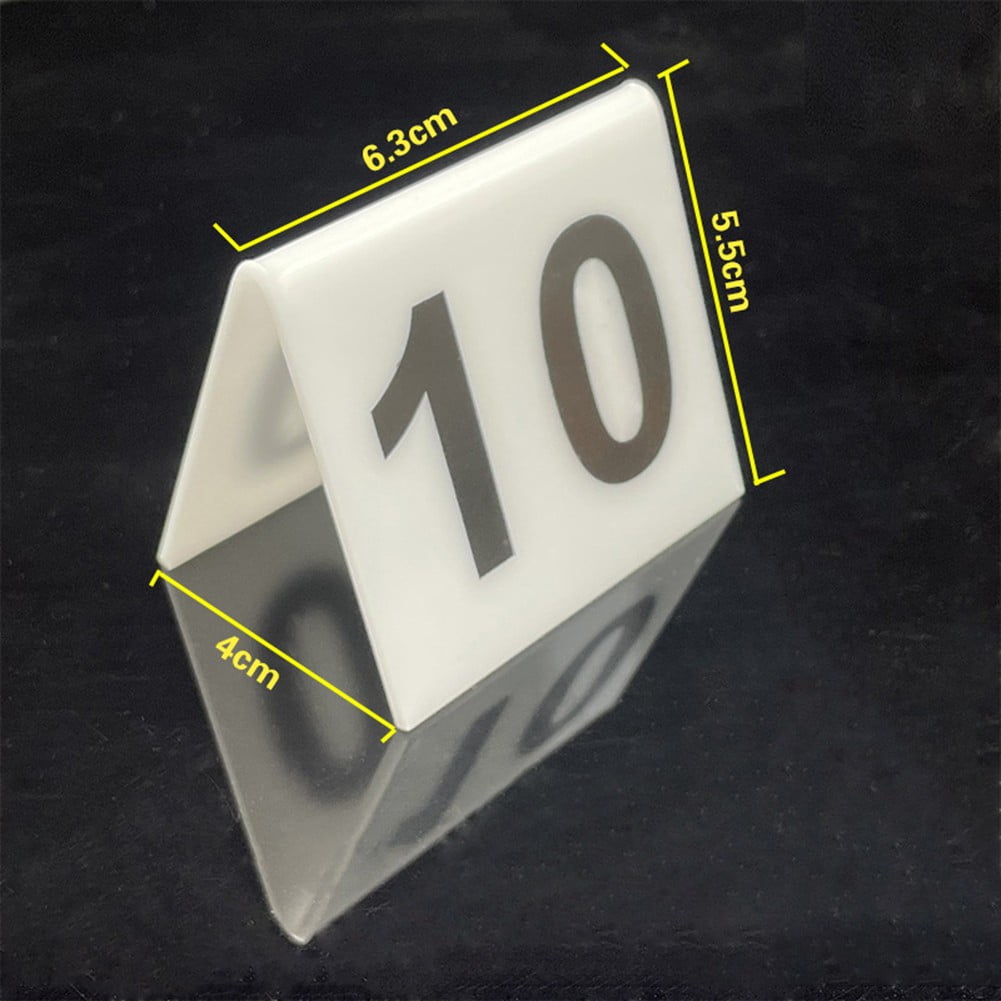 Huajuming Table Number Signs 1-40 Table Numbering Table Display Table ...