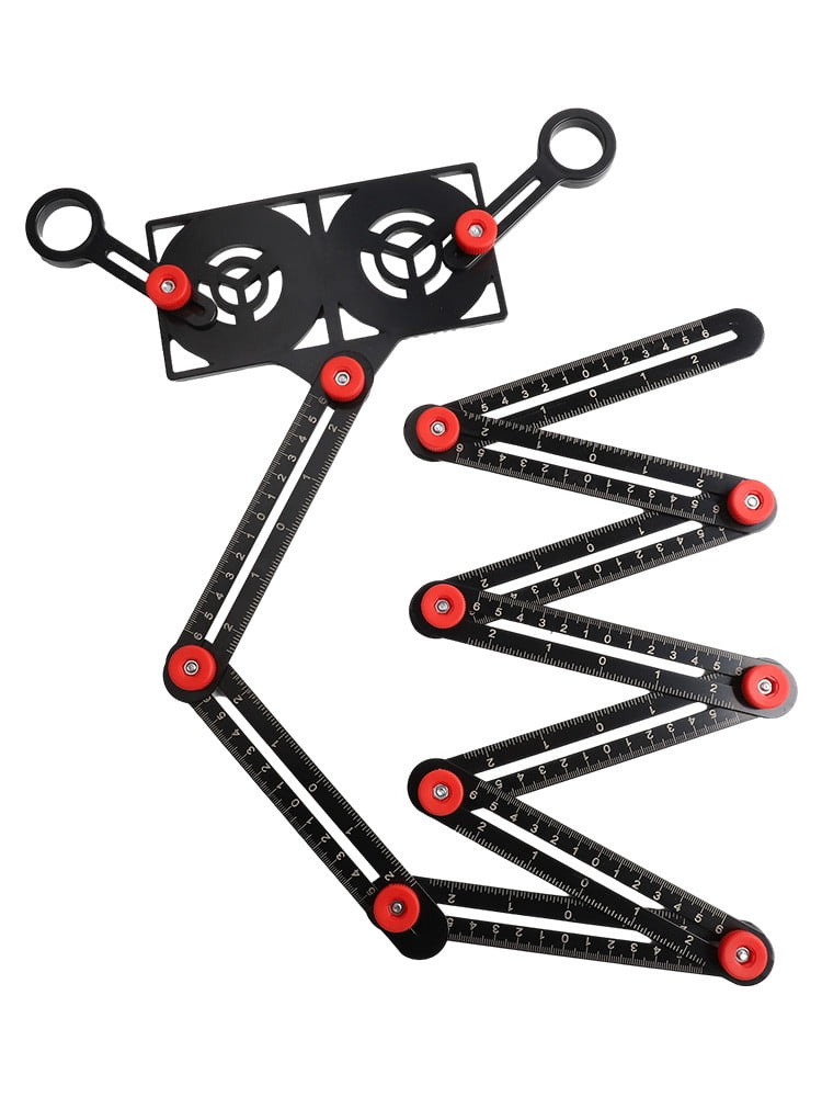 Huajuming Versatile Folding Measuring Tool Tile Positioning Multi-Angle ...