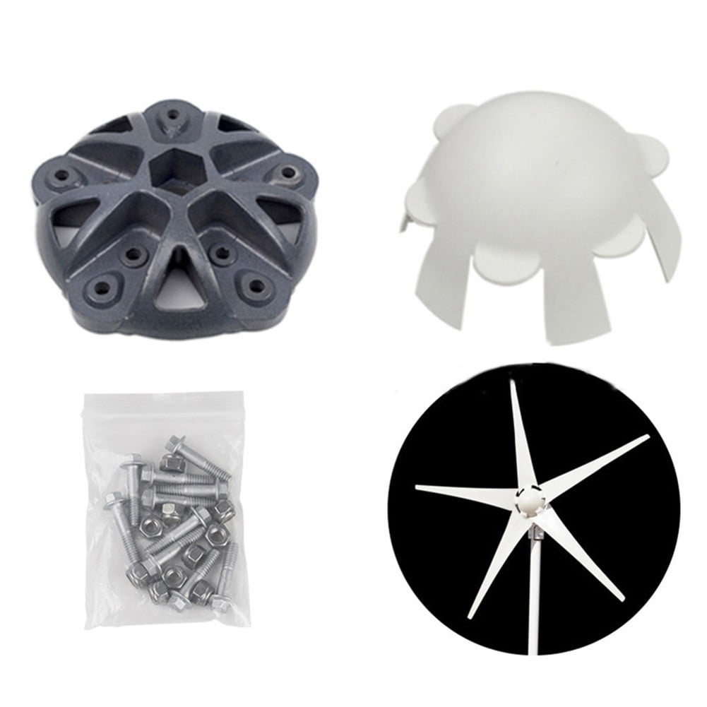 Huajuming Wind Turbine Hub Cap Diy With 3/5/6 Blade Screws And Nuts Kit ...