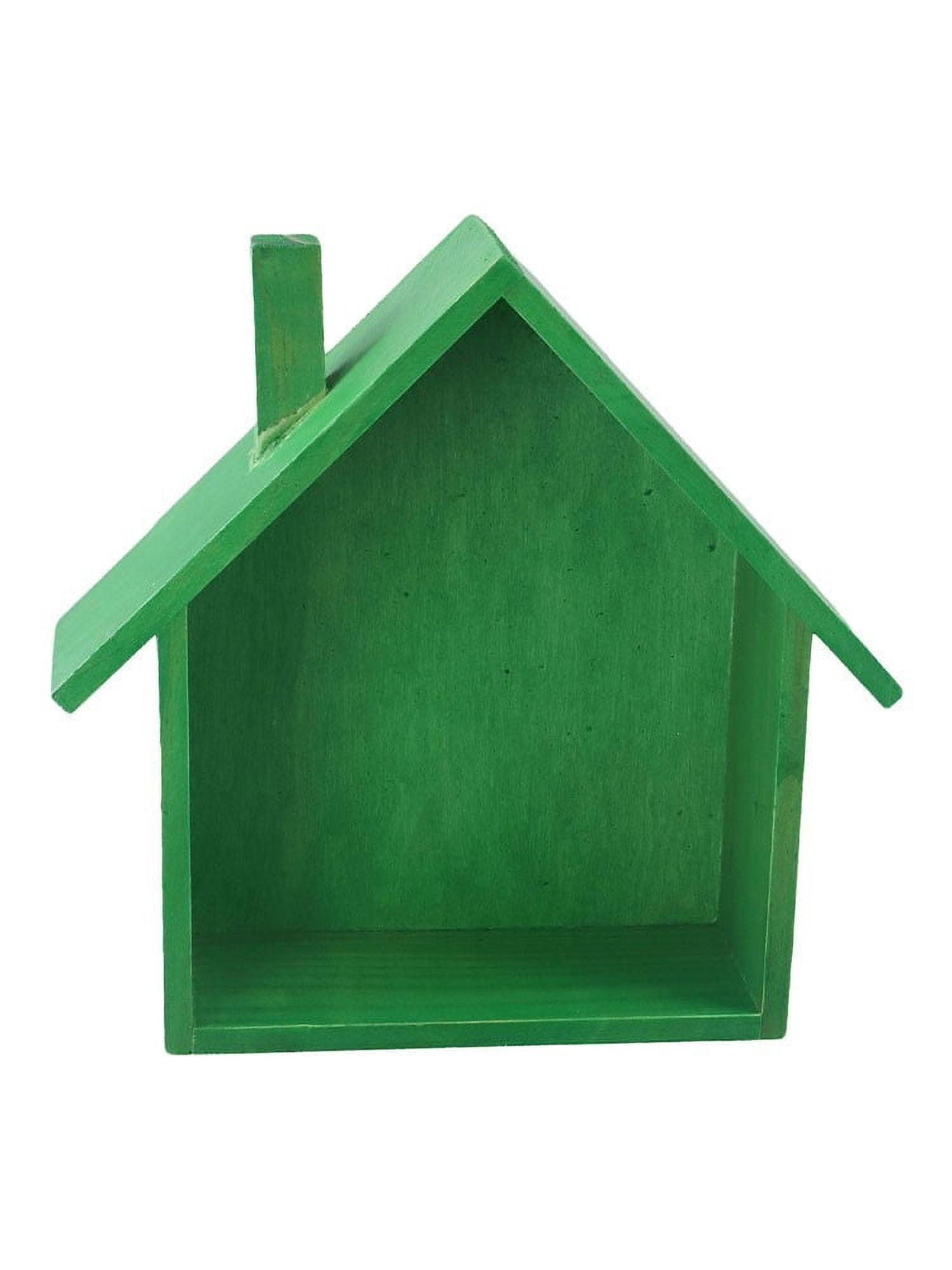 Huajuming Wooden Small House Retro And Nostalgic Wall Decoration Shelf ...