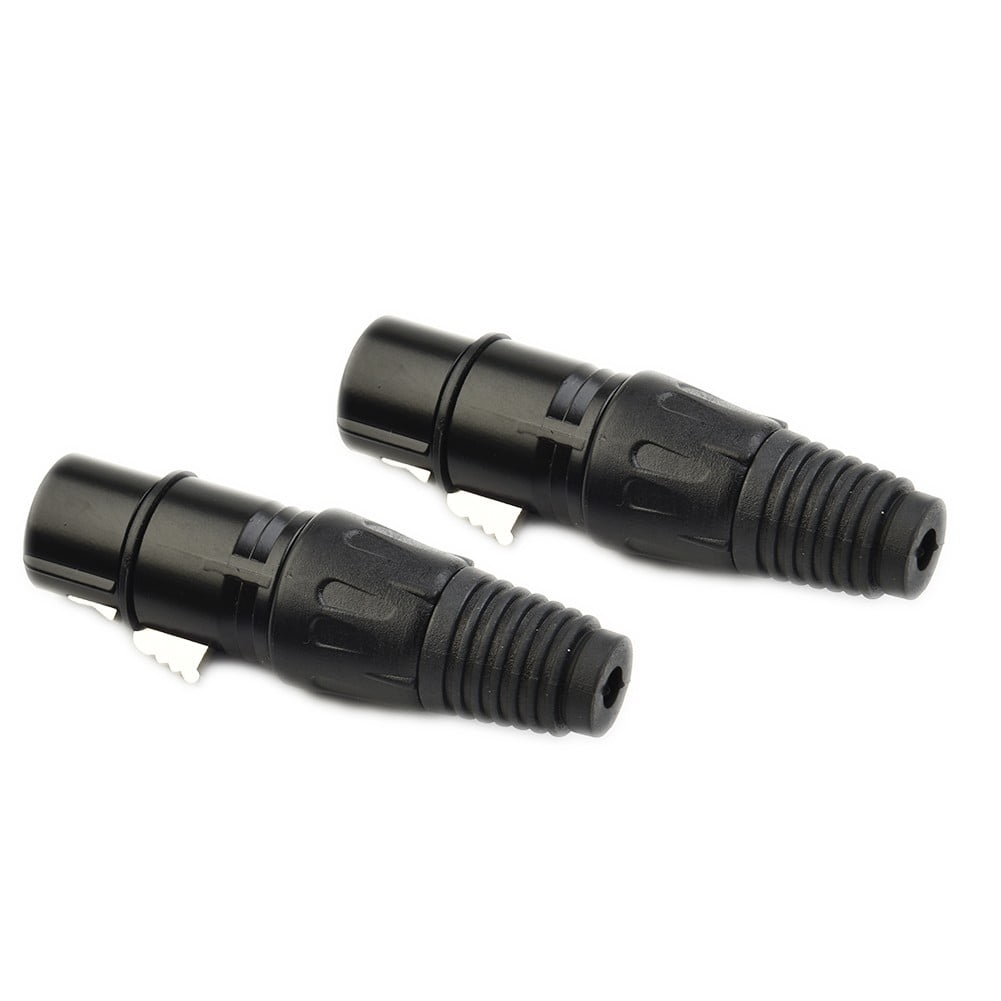 Huajuming XLR 3 Pin Male & Female Connector Set for DMX Audio ...