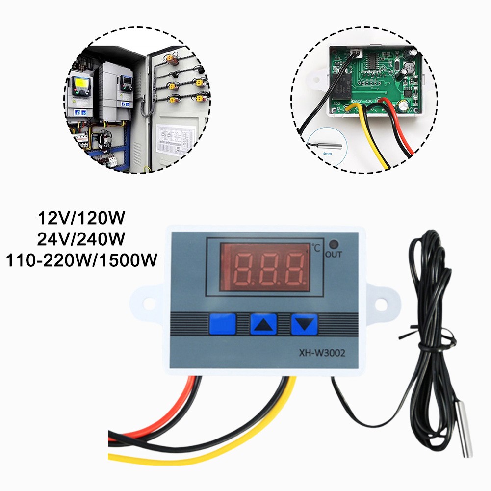 Huajuming Xh-W3002 Microcomputer Temperature Controller Control Switch 12V24V220V-110-220V ...